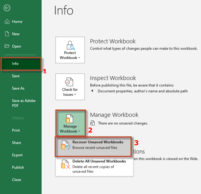 How to recover unsaved Excel files? - TekFurnace. Forging Solutions.